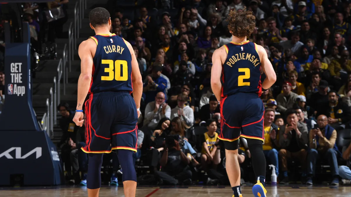 How Brandin Podziemski joined Steph Curry in Warriors history vs Spurs – NBC Sports Bay Area ...