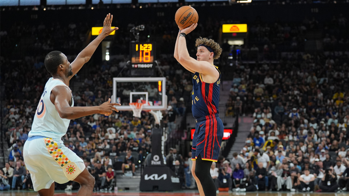 Warriors observations: Brandin Podziemski torches Spurs in blowout win – NBC Sports Bay Area ...