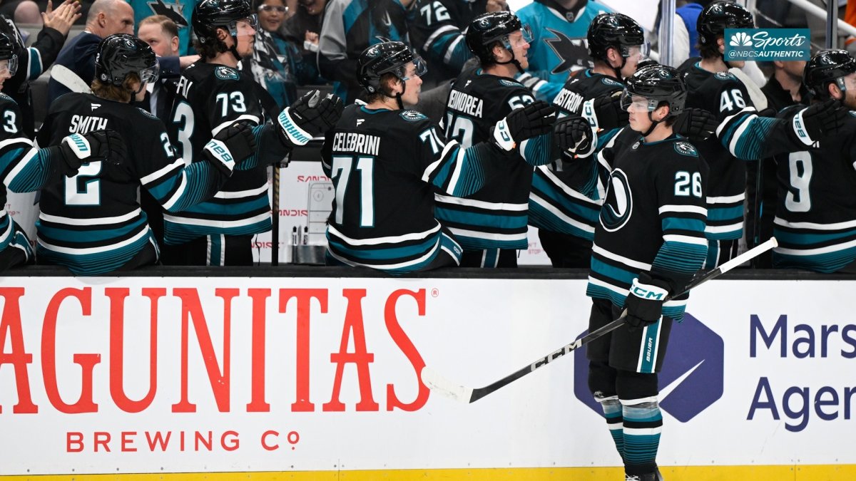 Jack Thompson scores Sharks’ first goal of game vs. Oilers – NBC Sports ...