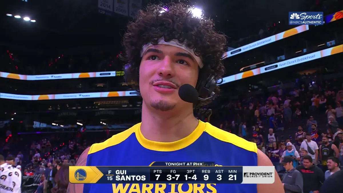 Warriors’ Gui Santos reflects on pride of representing Brazil in NBA ...