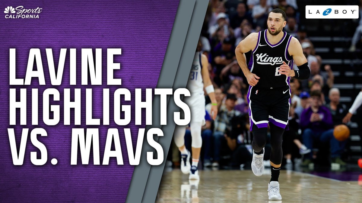 Zach LaVine highlights: Watch Kings star score 20 points vs. Mavericks – NBC Sports Bay Area ...