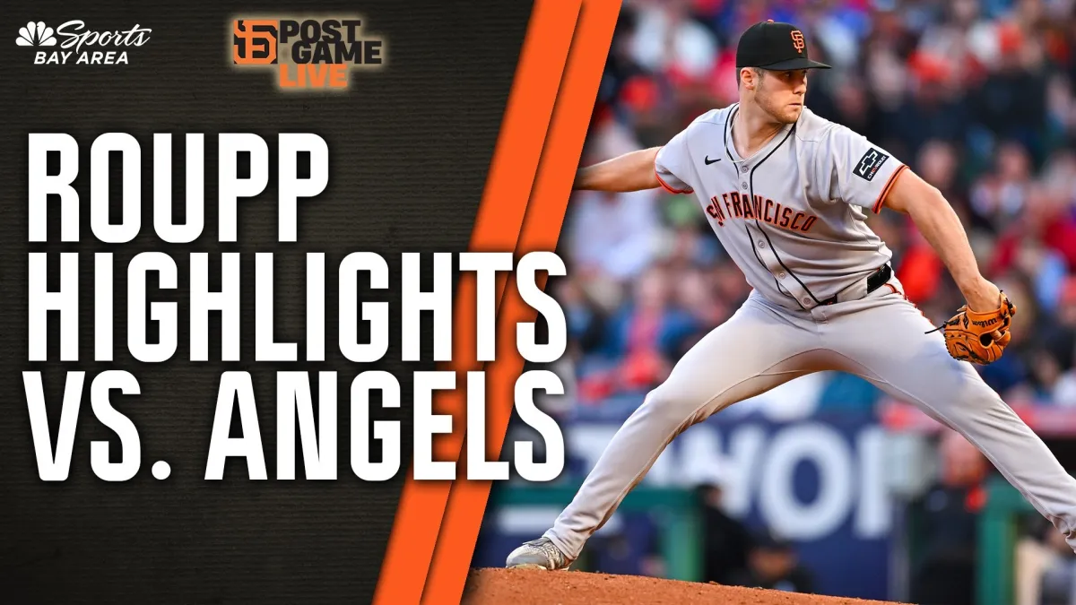 Landen Roupp keeps Giants in game with new career high vs. Angels – NBC ...