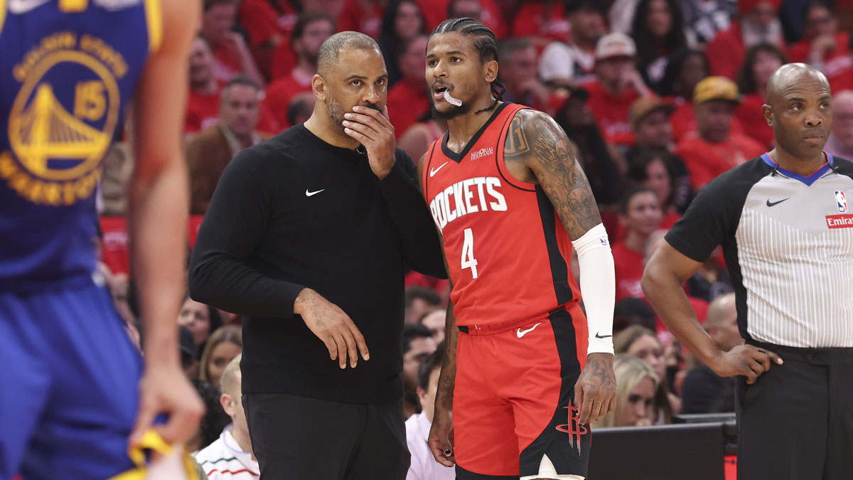 Watch Ime Udoka tell Rockets refs won’t call fouls on them vs Warriors ...