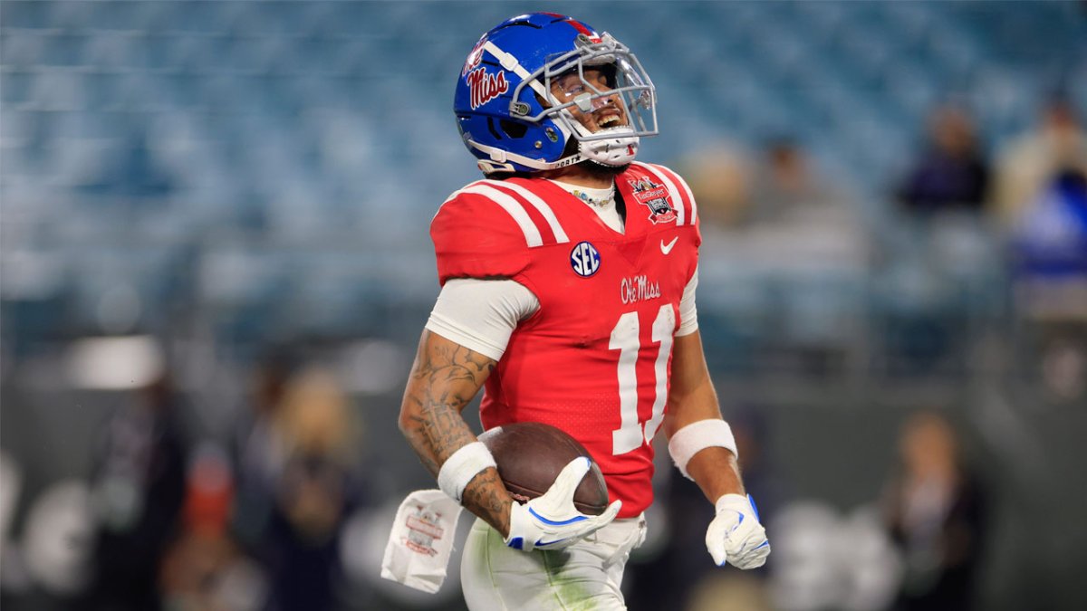 49ers select Ole Miss WR Jordan Watkins at No. 138 in 2025 NFL Draft ...