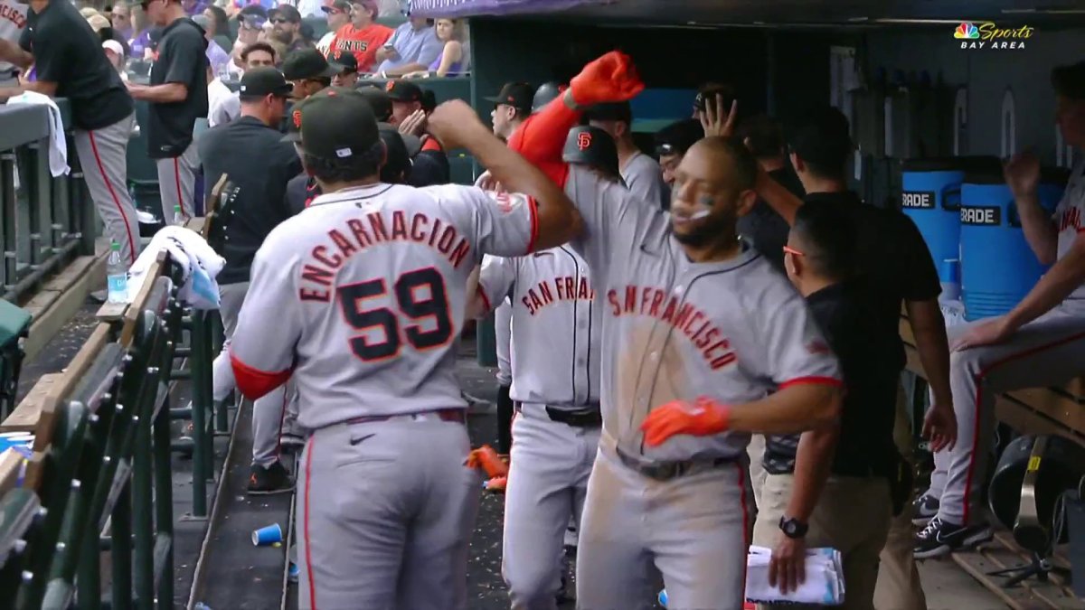 Dominic Smith crushes first Giants home run to extend lead vs. Rockies – NBC Sports Bay Area ...