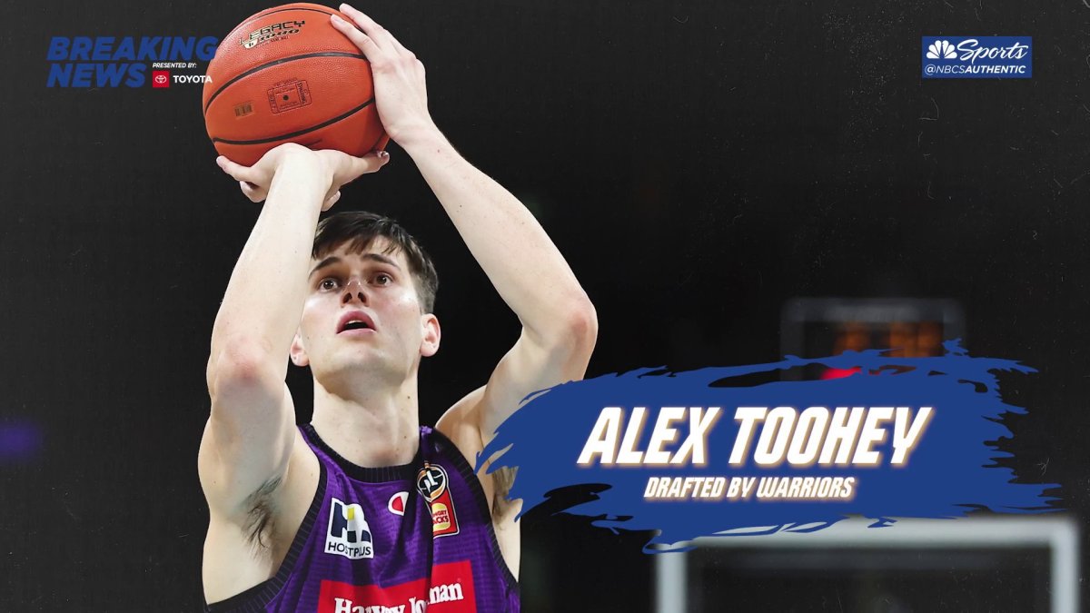 Warriors select Alex Toohey with No. 52 pick in 2025 NBA Draft – NBC ...