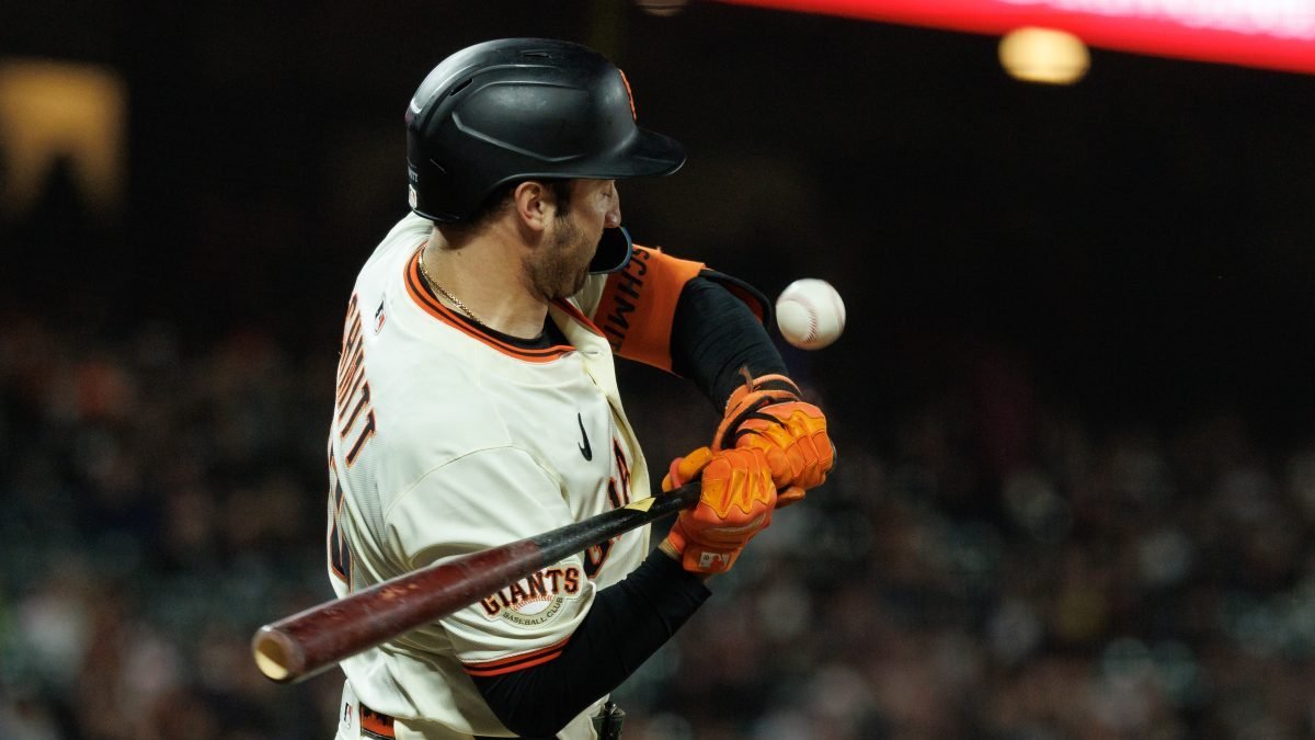 Inside pitches frustrate Giants after Casey Schmitt hit on wrist – NBC ...