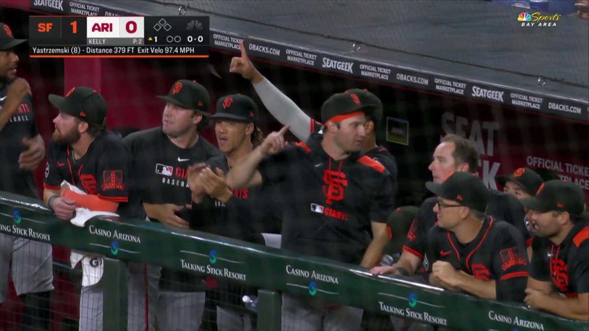 Giants’ Mike Yastrzemski hits a leadoff home run vs. D-backs – NBC Sports Bay Area & California