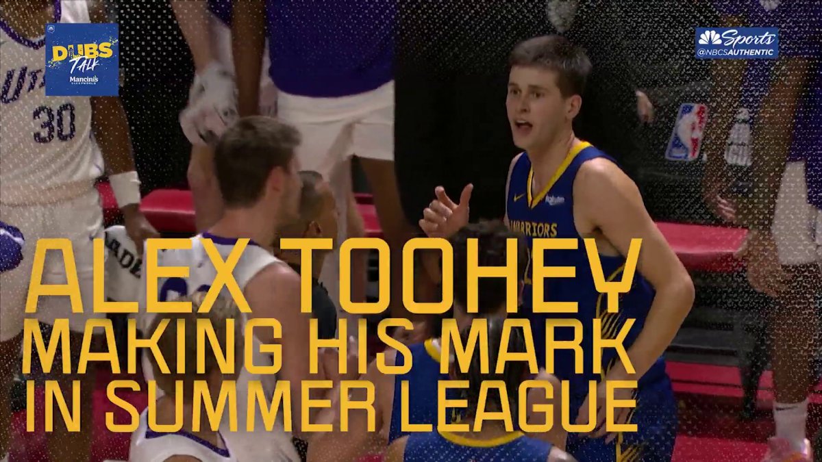 Warriors rookie Alex Toohey making mark on NBA Summer League – NBC ...
