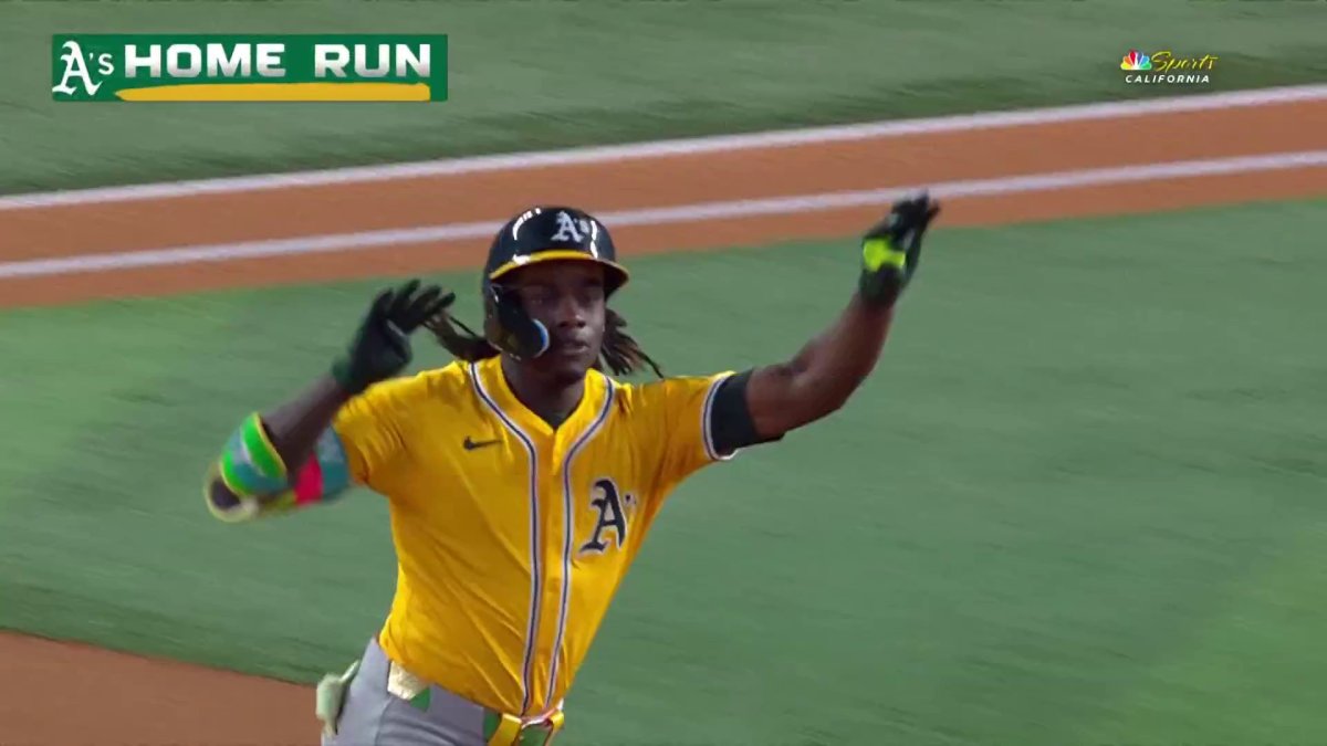 Lawrence Butler hits leadoff homer to start Athletics game – NBC Sports ...