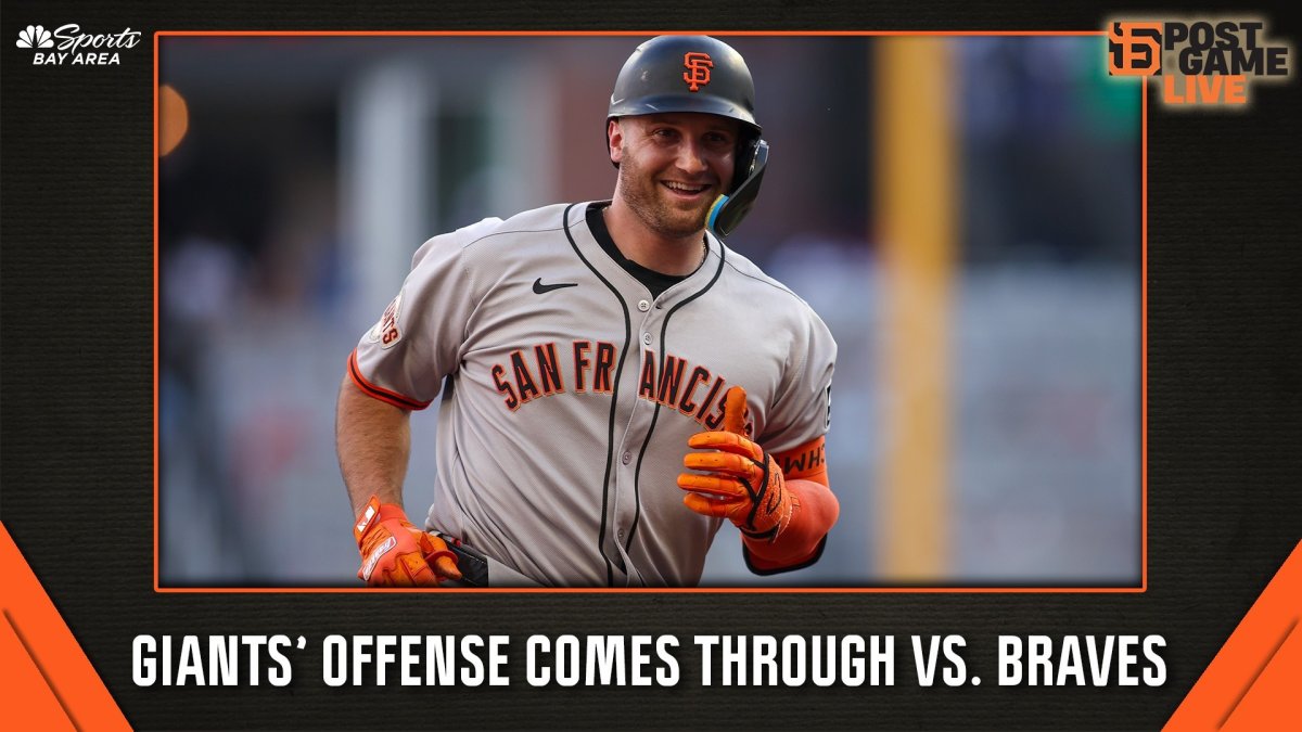 Giants bounce back with offensive outburst in win vs. Braves – NBC ...