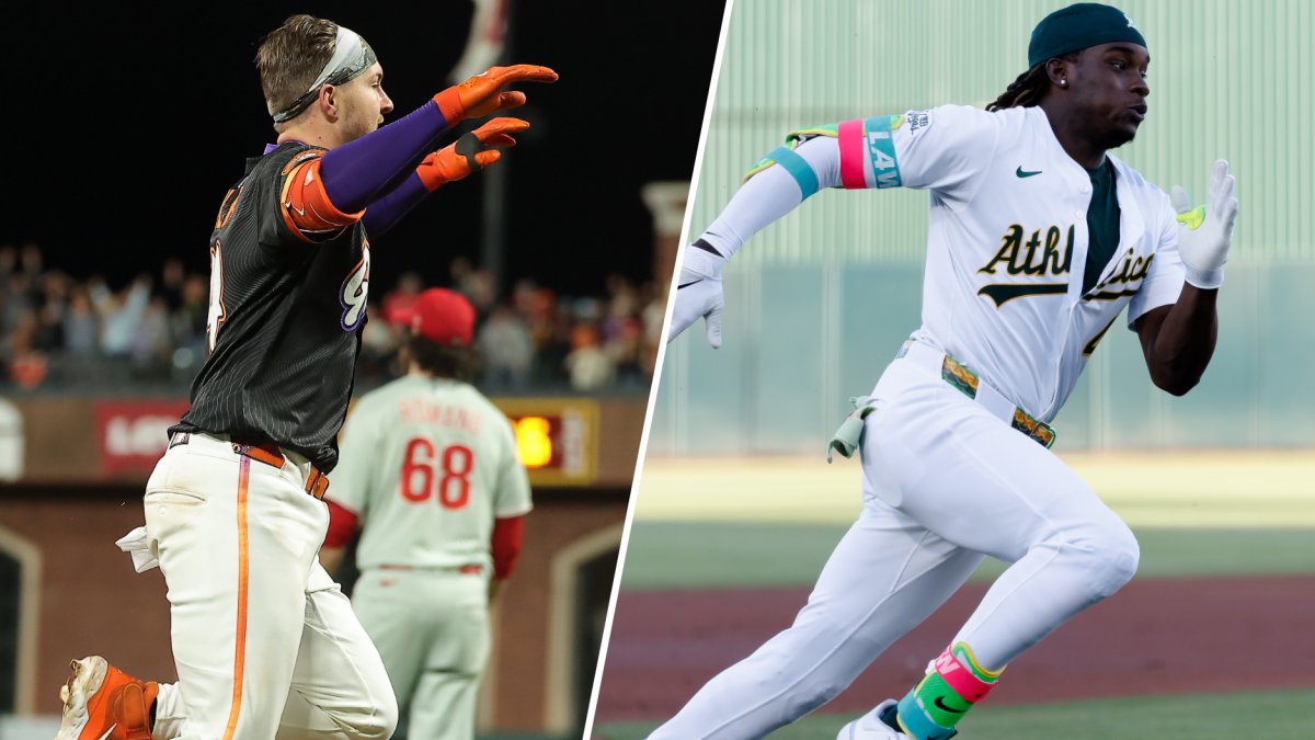 Giants and Athletics make history with inside-the-park home runs – NBC ...
