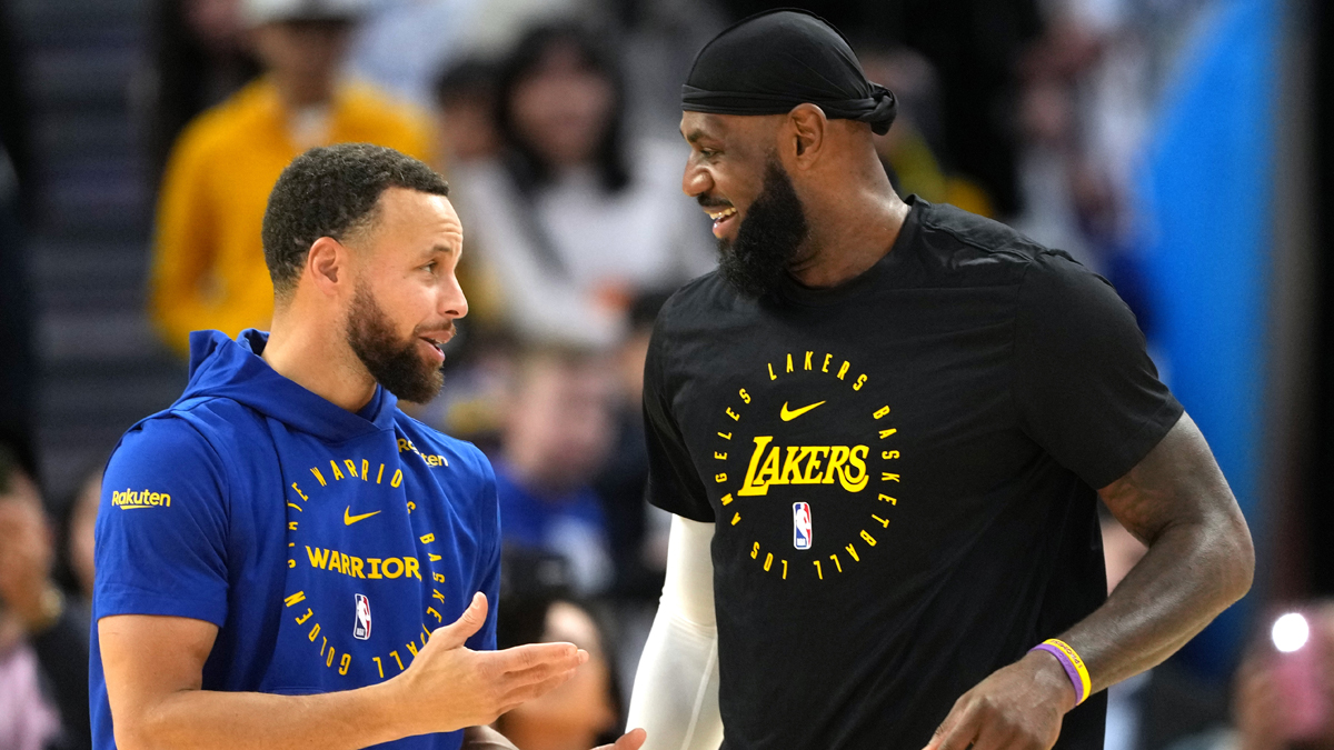 LeBron James playing golf draws hilarious Steph Curry reaction – NBC Sports Bay Area & California