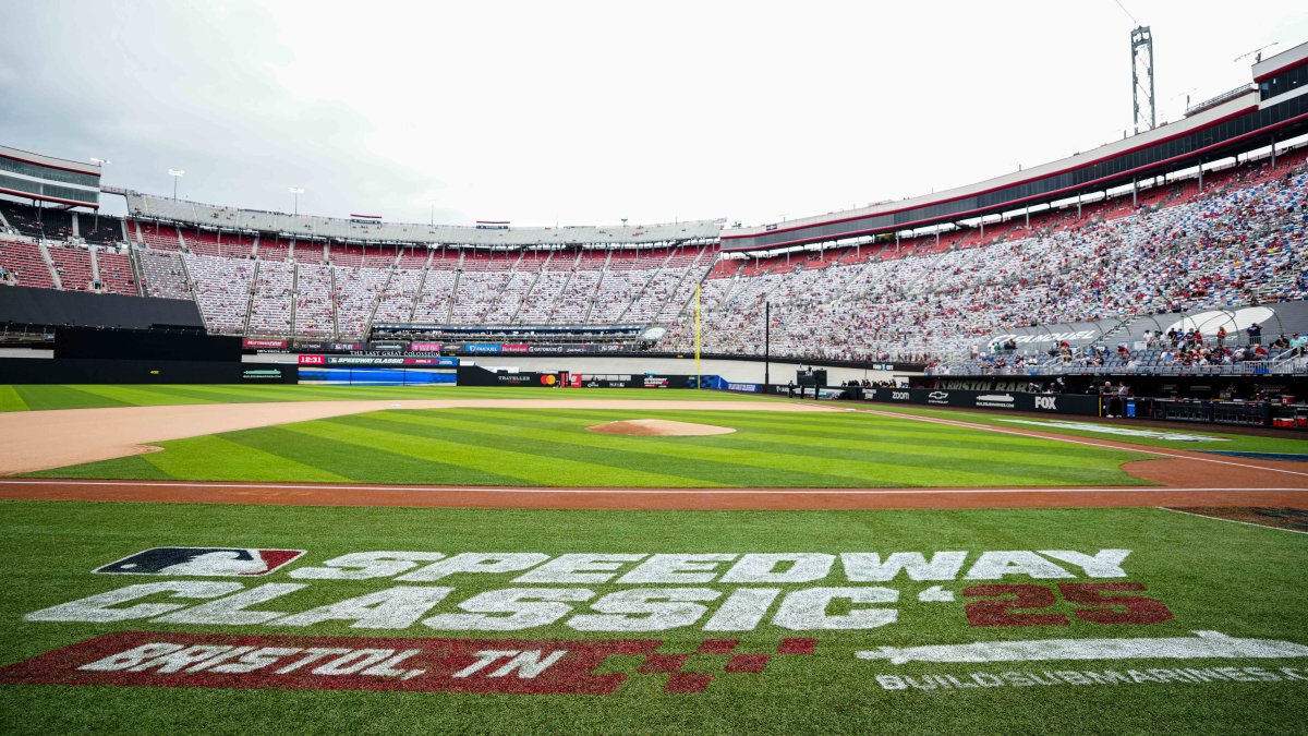 MLB Speedway Classic ‘Talladega Nights’ equipment, home run car – NBC ...