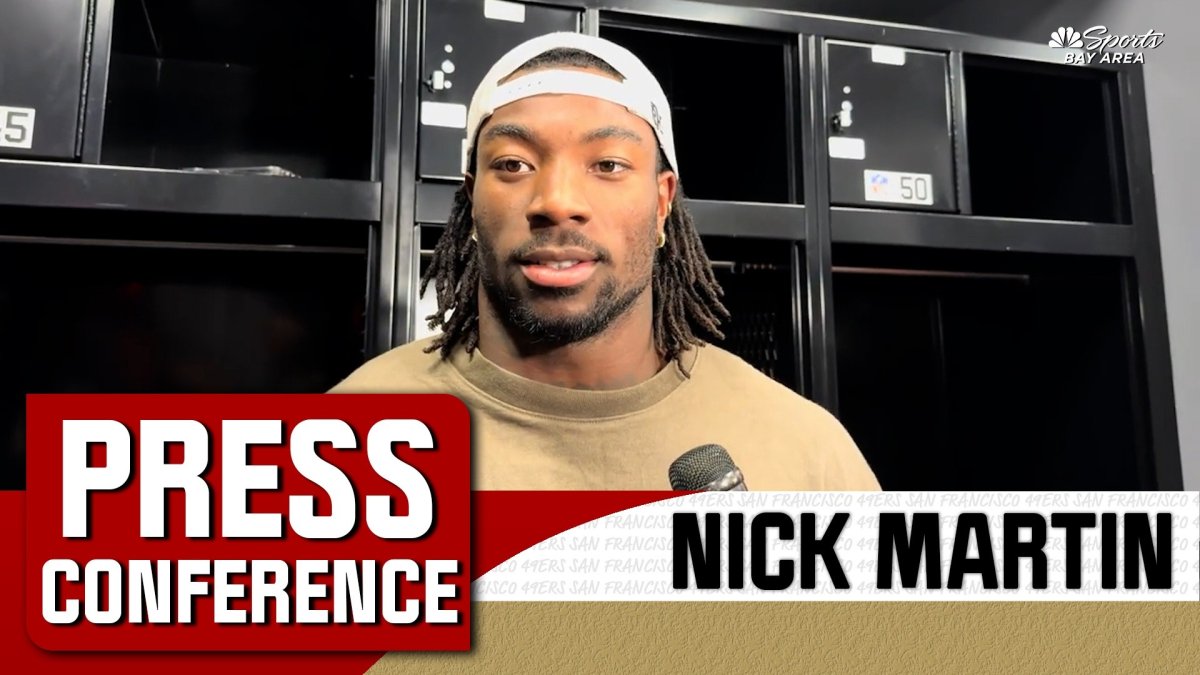 49ers rookie Nick Martin states NFL is slowing down for him – NBC ...