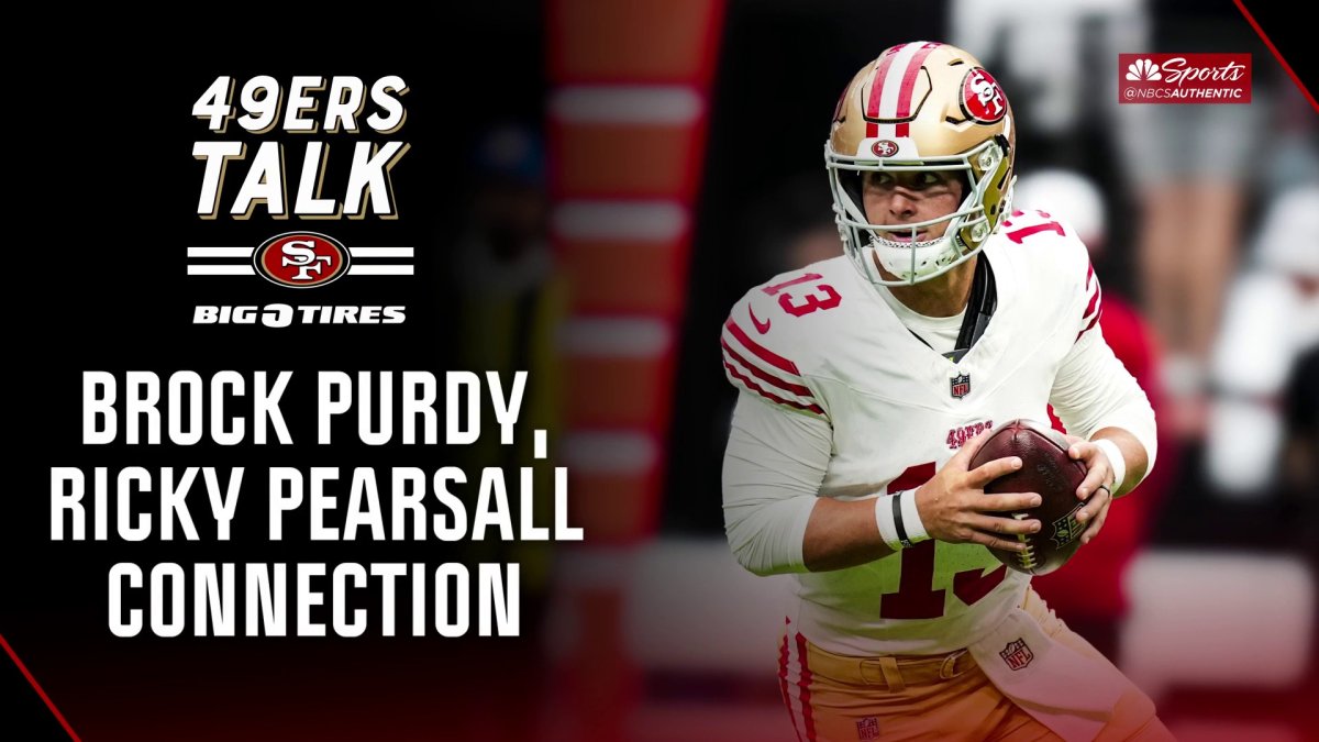Analyzing connection between Brock Purdy, Ricky Pearsall – NBC Sports ...