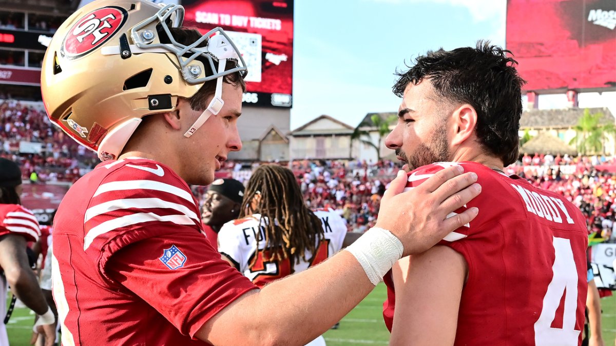 Brock Purdy ‘so happy’ for Jake Moody after 49ers game-winner – NBC Sports Bay Area & California