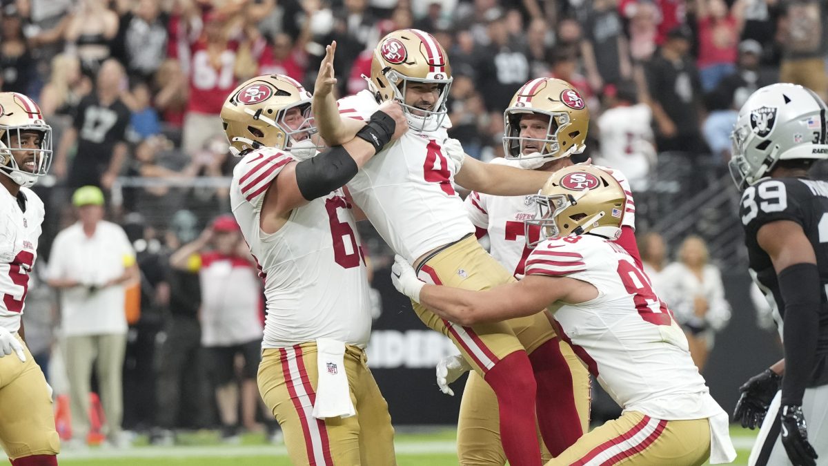 49ers’ Jake Moody confidence reiterated by GM John Lynch – NBC Sports ...
