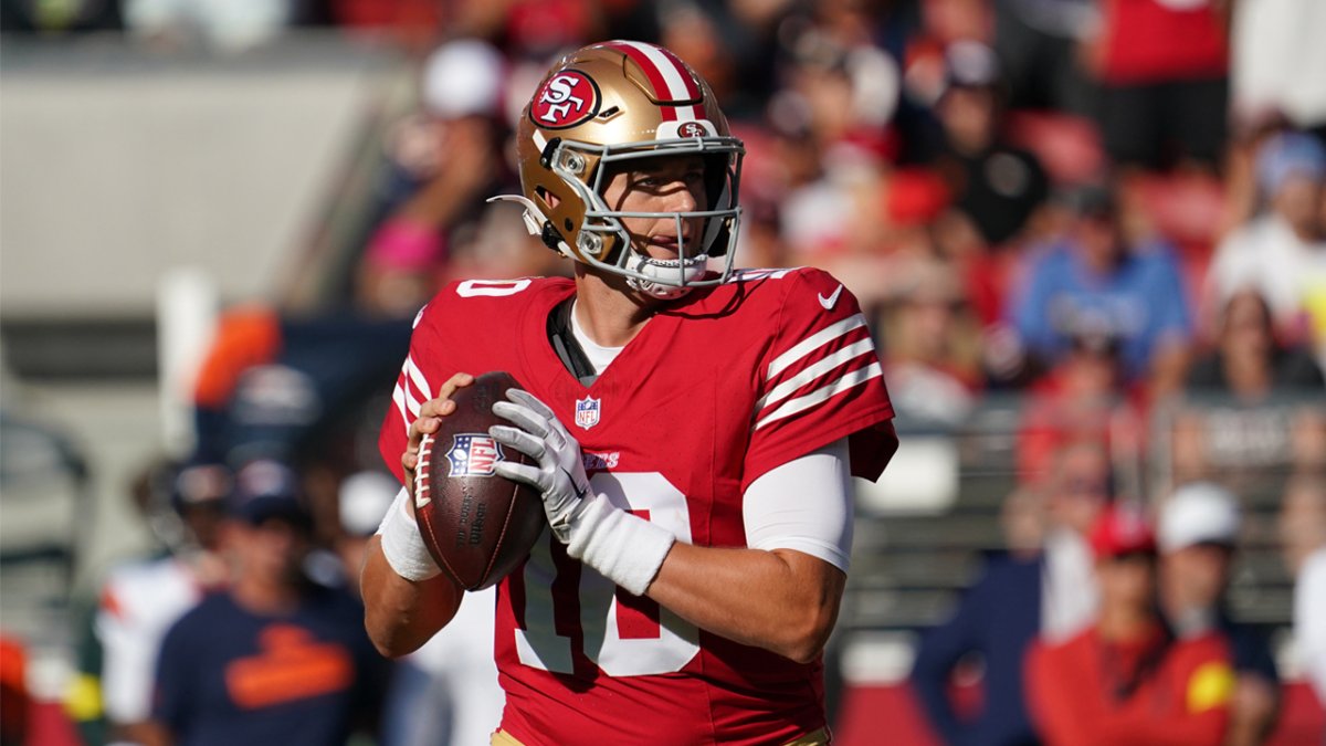 How Mac Jones looked in long-awaited 49ers debut vs. Broncos – NBC ...