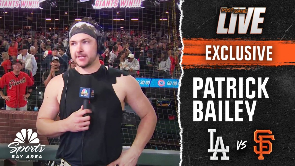 Giants’ Patrick Bailey discusses walk-off grand slam vs Dodgers – NBC ...