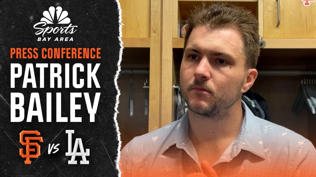 Patrick Bailey breaks down Giants’ struggles in loss to Dodgers – NBC ...