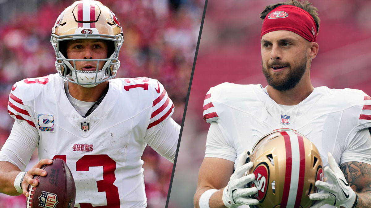 49ers QB Brock Purdy, WR Ricky Pearsall questionable vs. Rams – NBC ...