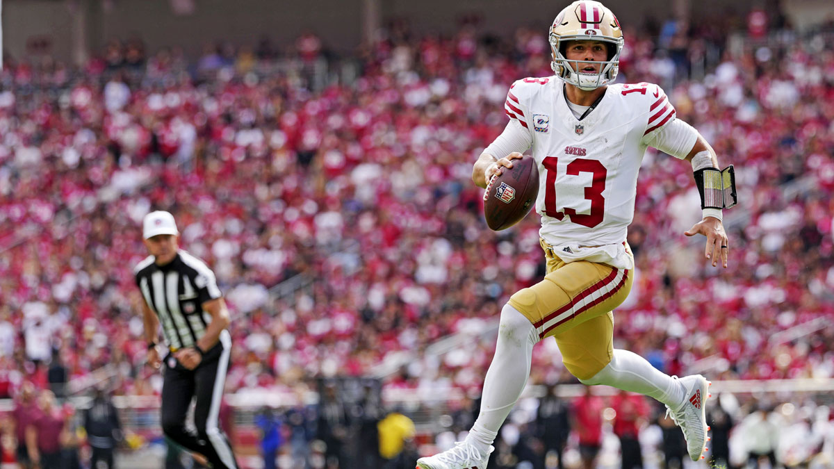 49ers QB Brock Purdy still hopes he can play Thursday vs. Rams – NBC Sports Bay Area & California