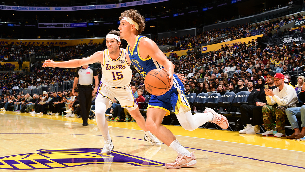Brandin Podziemski dominates in Warriors’ loss to Lakers – NBC Sports ...