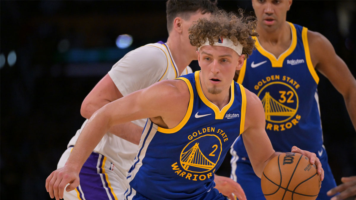 Brandin Podziemski aces test in Warriors’ preseason loss – NBC Sports ...