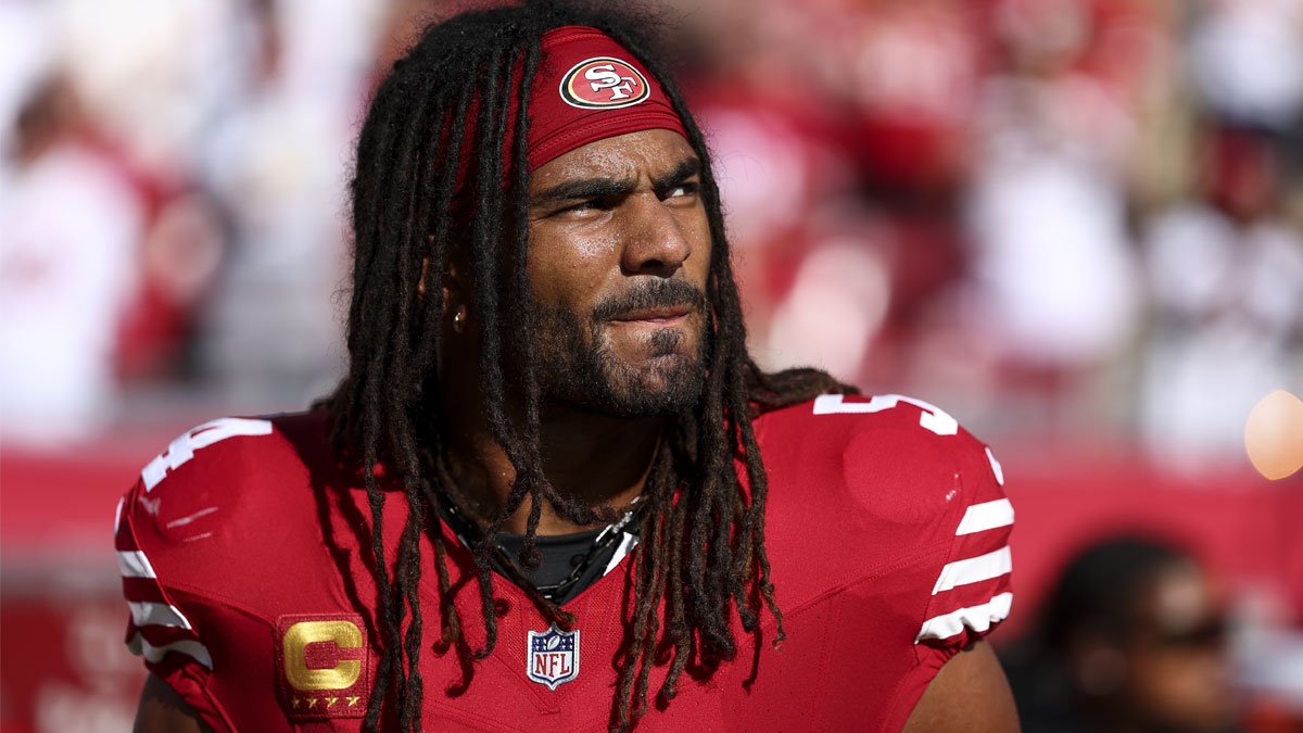 Fred Warner addressed 49ers in emotional locker room speech – NBC ...