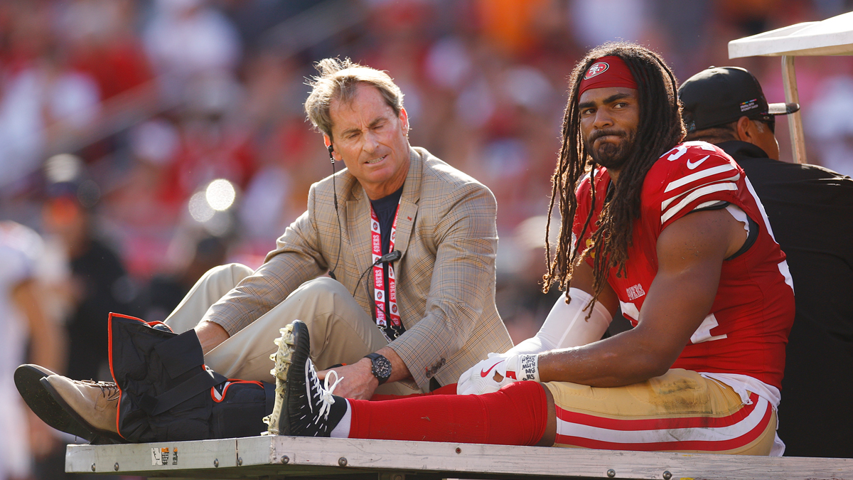 49ers’ Fred Warner sustained dislocated, broken right ankle – NBC ...