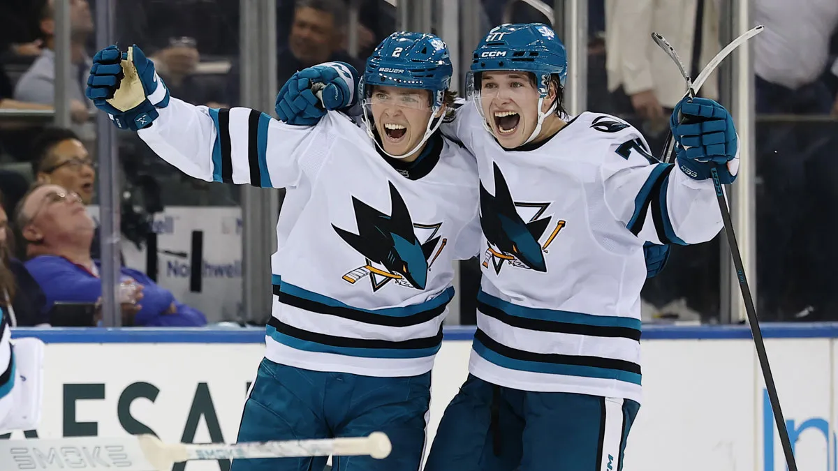 Sharks’ Macklin Celebrini, Will Smith learning ‘winning habits’ – NBC ...