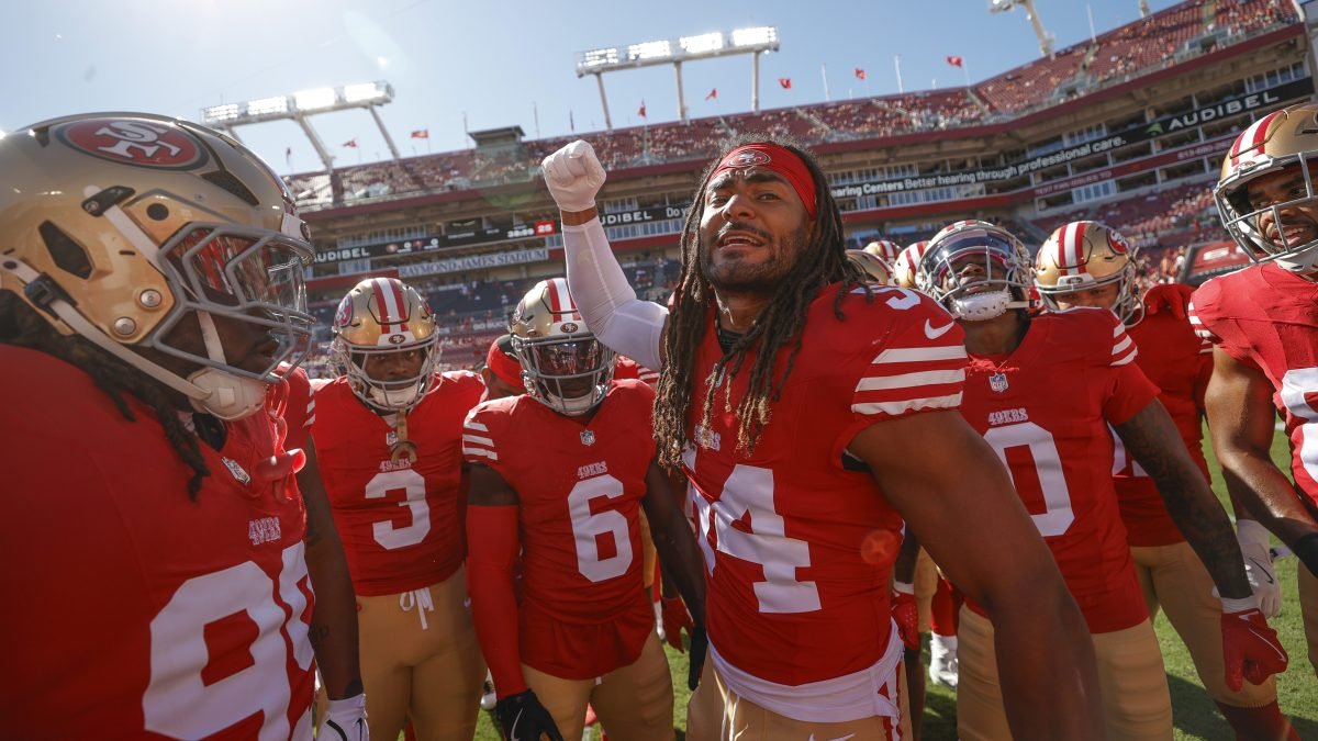 Fred Warner’s 49ers teammates support him with custom shirts – NBC ...