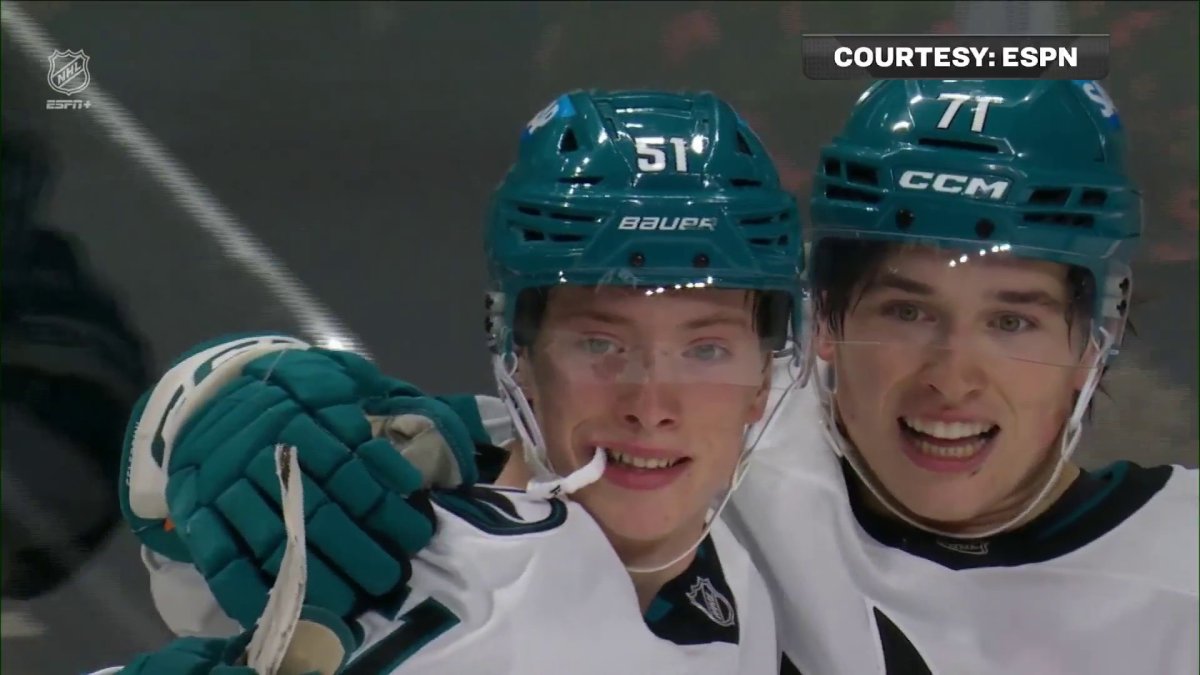 Collin Graf scores goal in OT to give Sharks win vs. Wild – NBC Sports ...