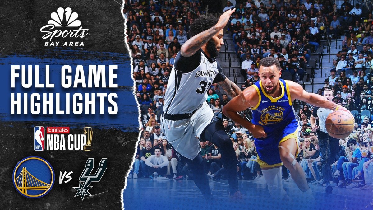 Watch full highlights of Warriors’ wild 109-108 win over Spurs – NBC ...