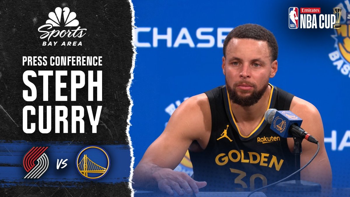 Steph Curry breaks down tough NBA Cup loss to Trail Blazers – NBC ...