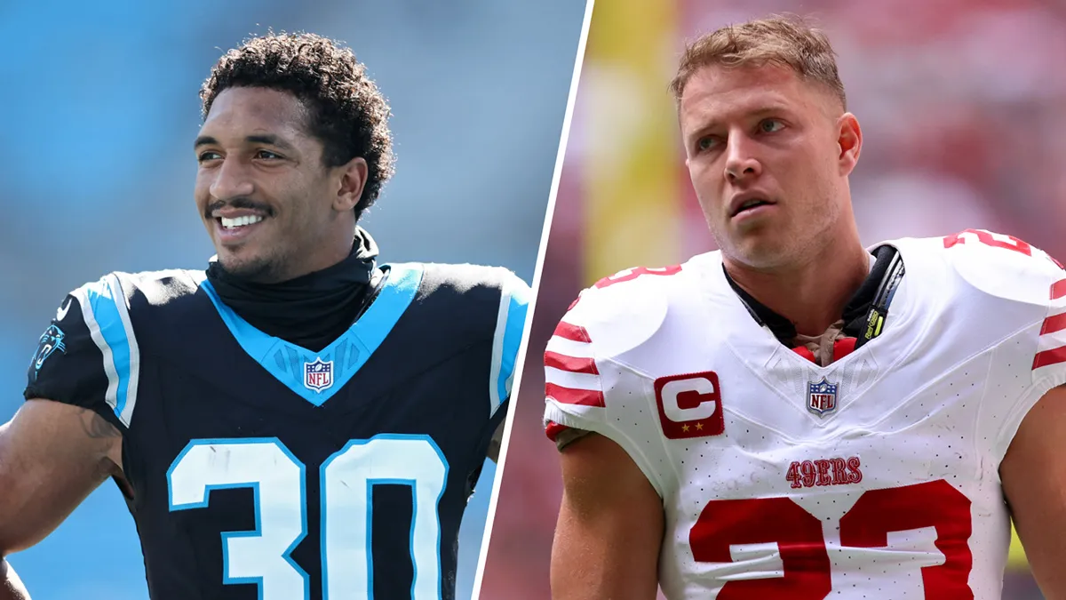 49ers’ Christian McCaffrey praised by Panthers’ Chuba Hubbard – NBC ...