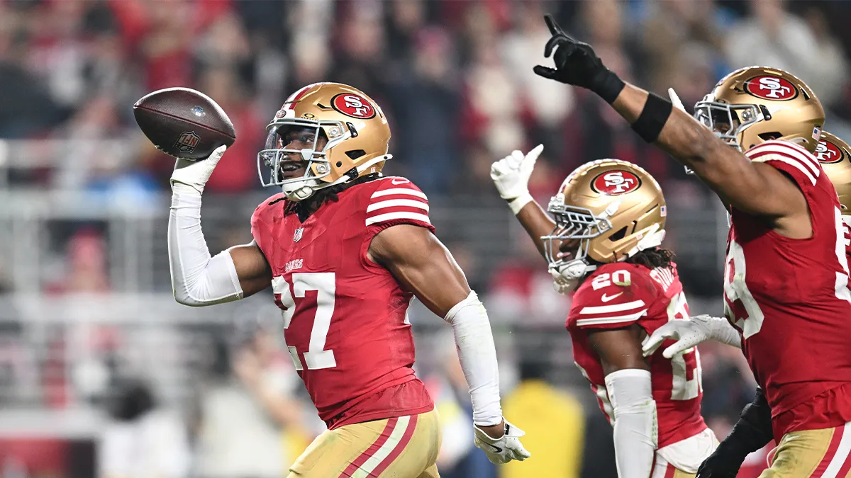 Fred Warner takes credit for Ji’Ayir Brown’s forced fumble – NBC Sports ...