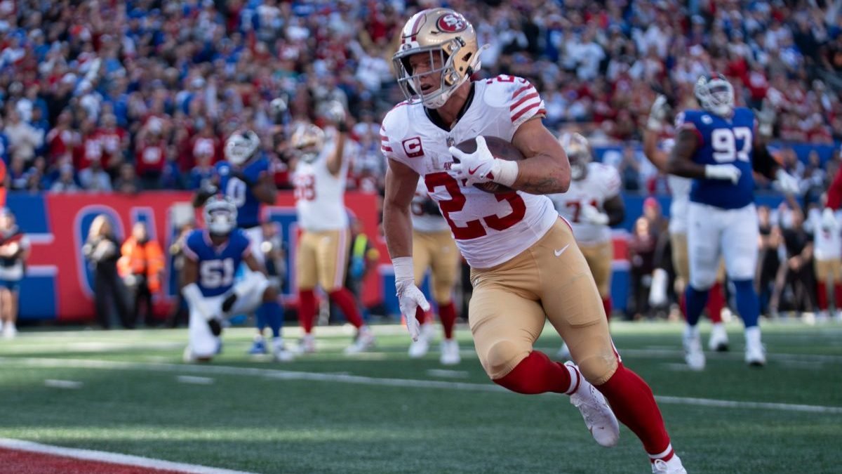 How Christian McCaffrey made NFL history in 49ers’ Week 9 win – NBC ...