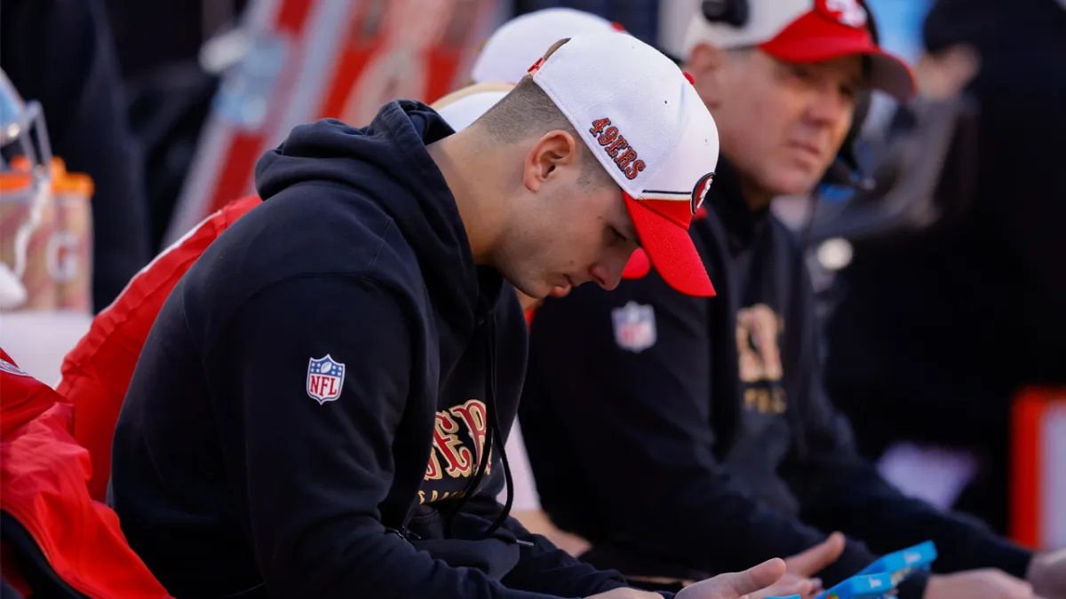 49ers QB Brock Purdy admits injury recovery was ‘frustrating’ – NBC ...