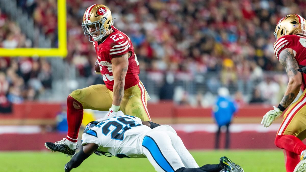 Christian McCaffrey uses ‘business’ over revenge in 49ers’ win – NBC ...