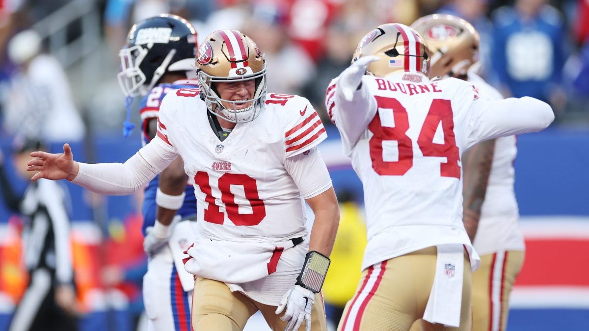 How PFF graded QB Mac Jones, 49ers in Week 9 win vs. Giants – NBC ...
