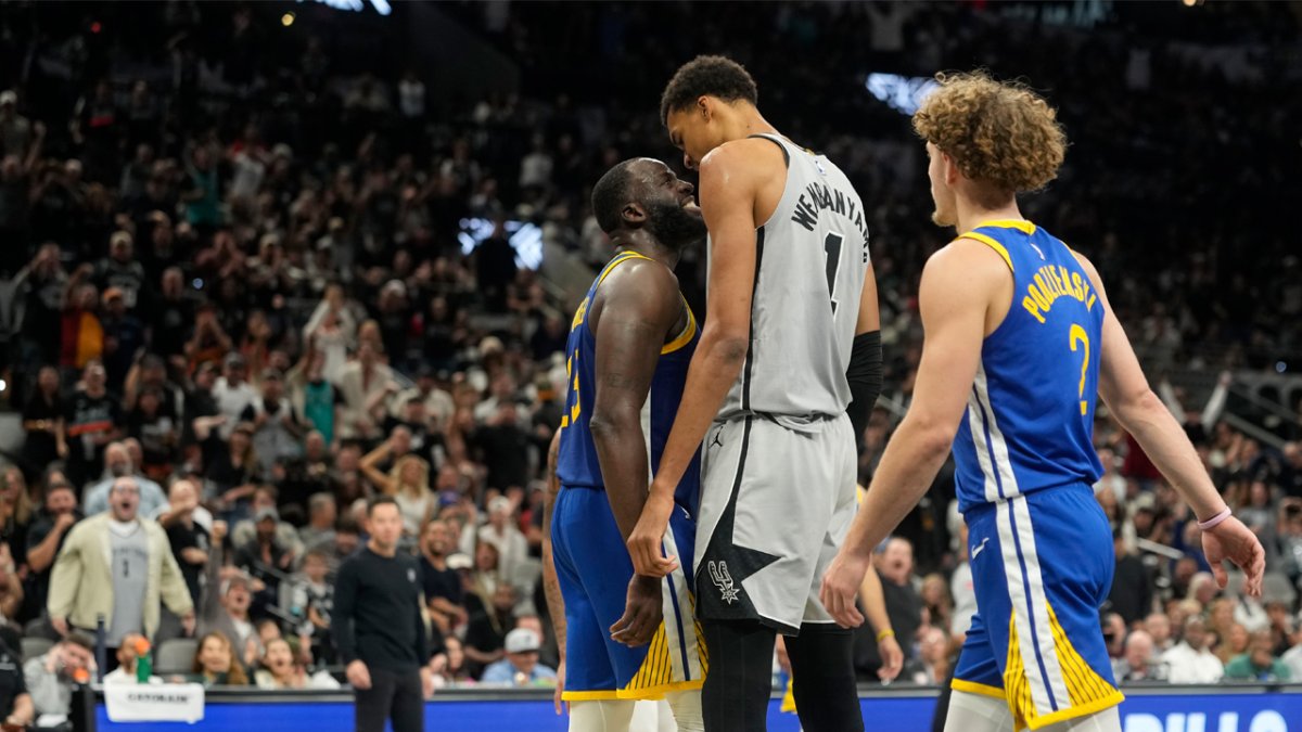 Why Victor Wembanyama got in Draymond Green’s face after dunk – NBC ...