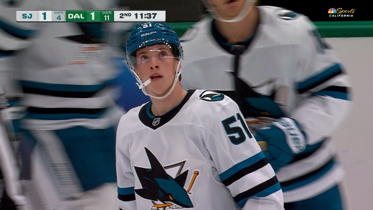 Collin Graf’s rebound goal ties Sharks’ game vs. Stars – NBC Sports Bay ...