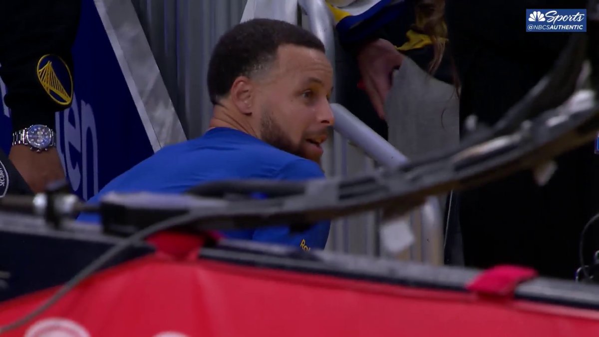 Steph Curry nails full-court tunnel shot before Warriors game – NBC ...