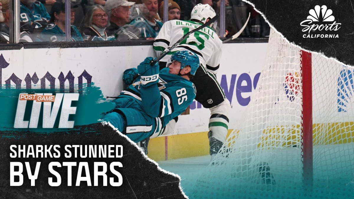 Sharks can’t complete another heroic comeback in loss vs Stars – NBC ...