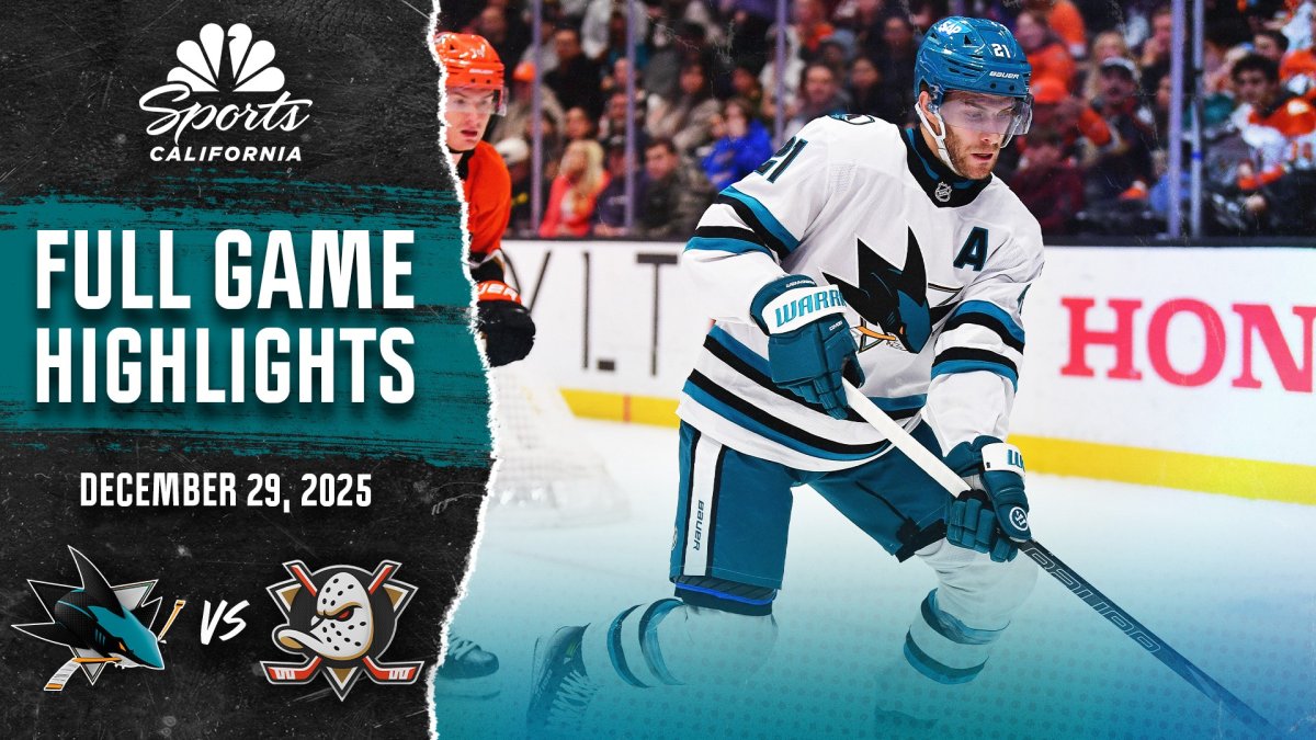 Watch top Sharks plays, highlights in their 5-4 win over Ducks – NBC ...