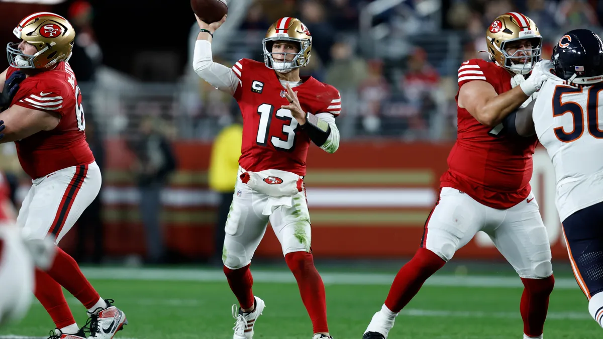 How PFF graded Brock Purdy, 49ers in thrilling win over Bears – NBC ...