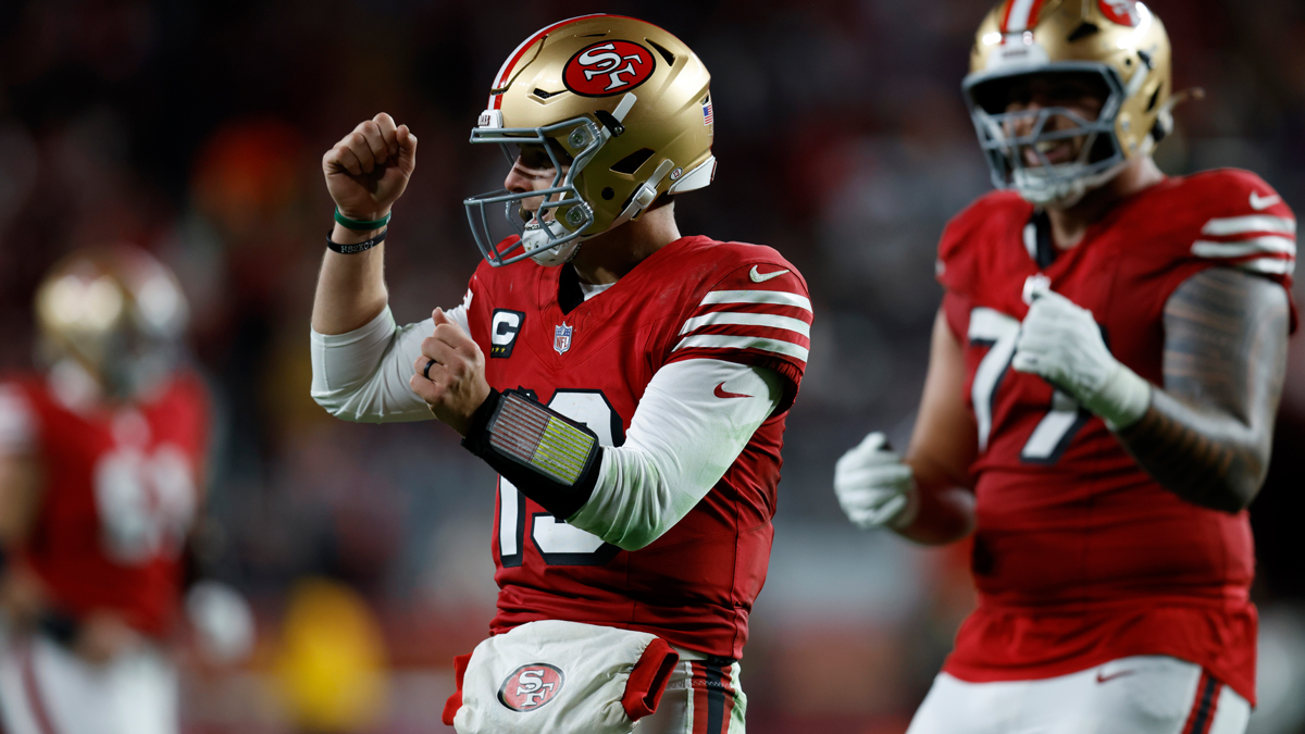 Poised Brock Purdy shakes off early pick-six, carves up Bears – NBC ...