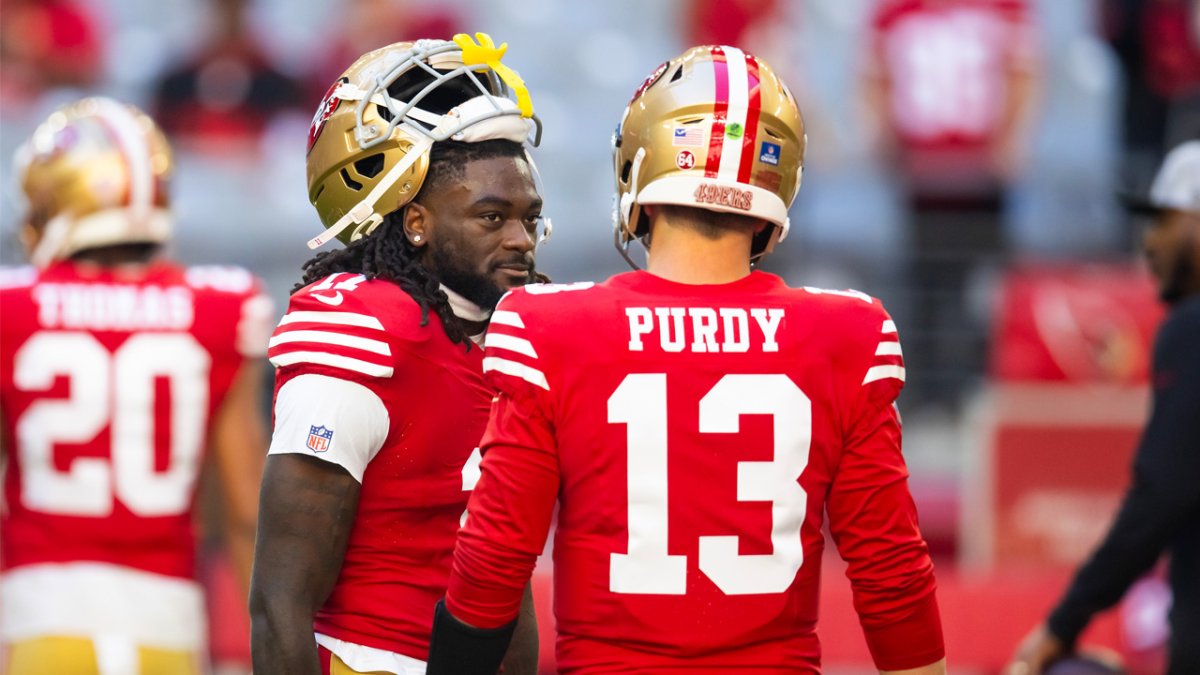 Brock Purdy admits 49ers’ odd Brandon Aiyuk situation ‘sucks’ – NBC ...
